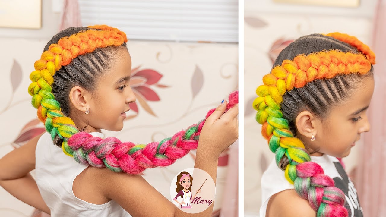 Trenzas boxeadoras con extensiones coloridas ️ feminaecosmetics💥